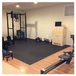 Home gym flooring, basement flooring, rec room flooring - Kiefer Home